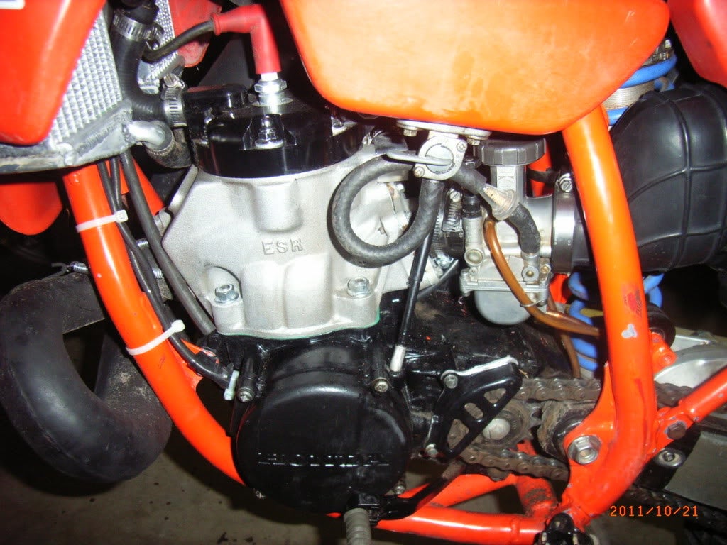 86 honda trx 250r in a 90s cr frame - Honda 2 Stroke - ThumperTalk